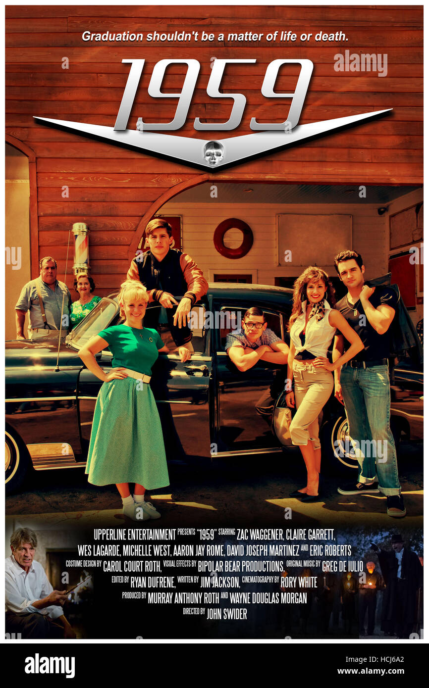 1959, poster art, top from left: Rex Badeaux, Julie Ann Doan, Claire ...