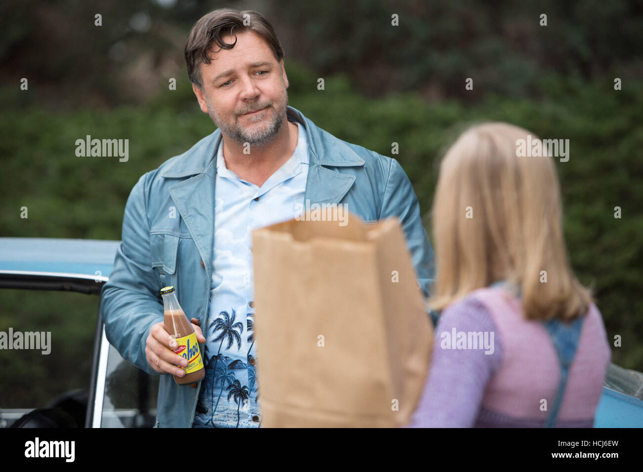 THE NICE GUYS, from left: Russell Crowe, Angourie Rice, 2016. ph ...