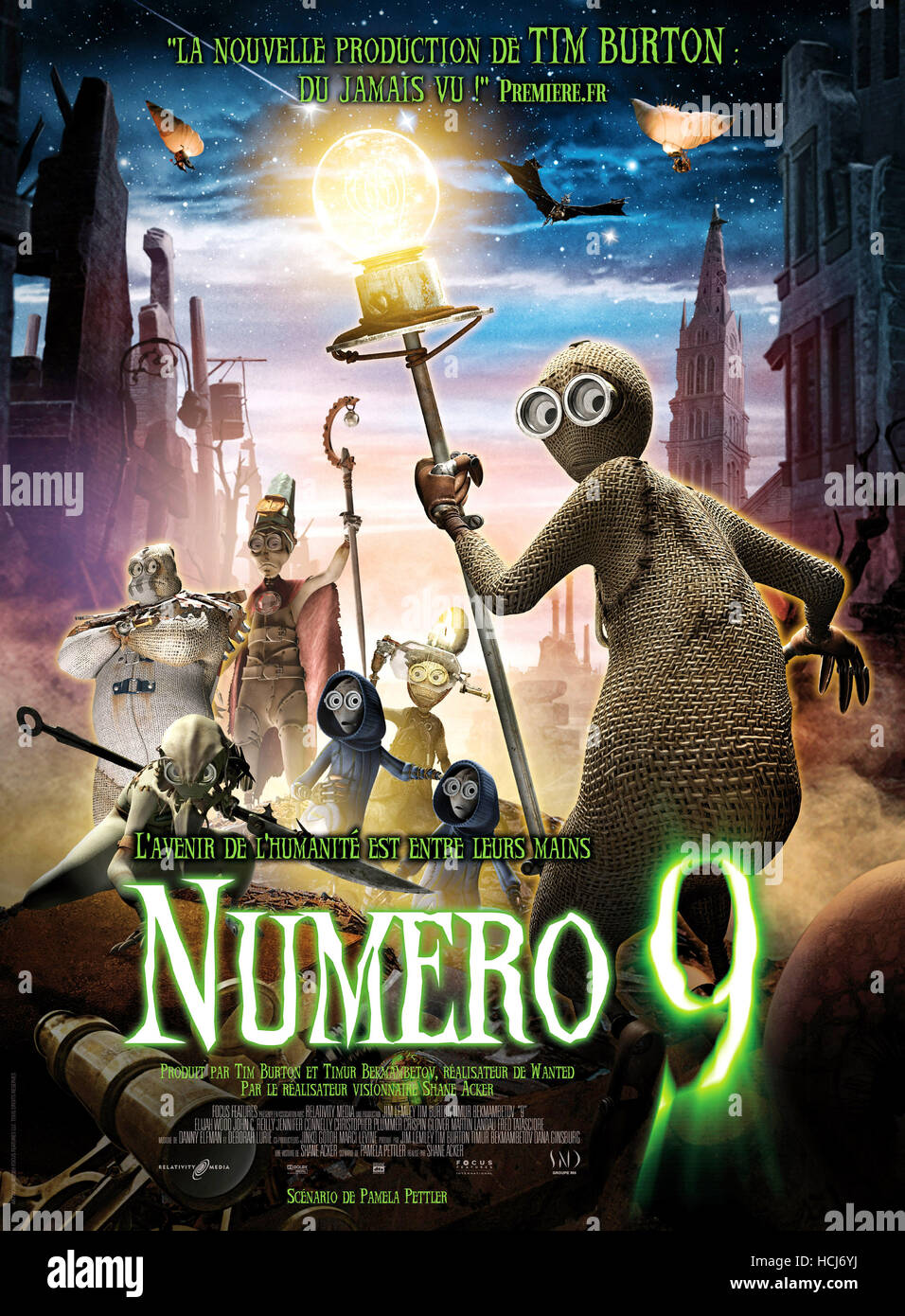 9, (aka NUMERO 9, aka NINE), French poster art, 2009. ©Focus Features ...
