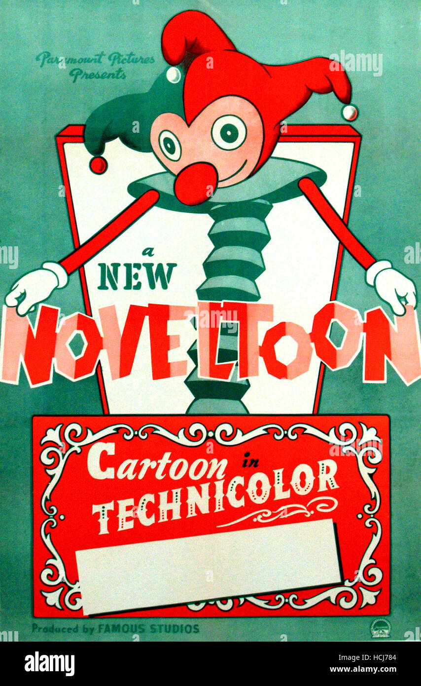 Paramount NOVELTOON poster, ca. 1940s Stock Photo - Alamy
