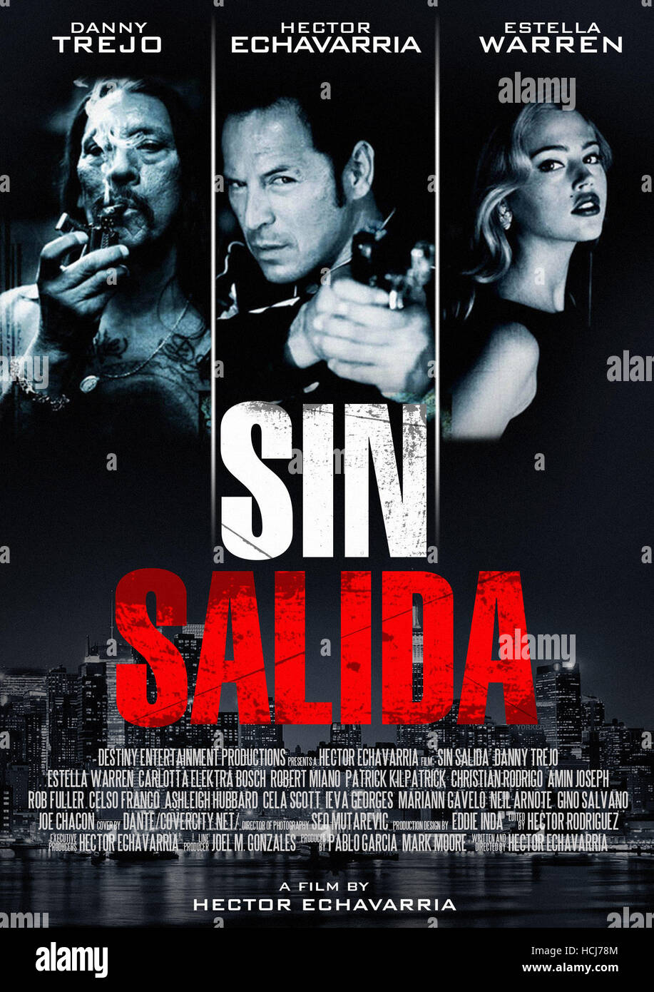 NO WAY OUT, (aka SIN SALIDA), poster in Spanish, from left: Danny Trejo ...