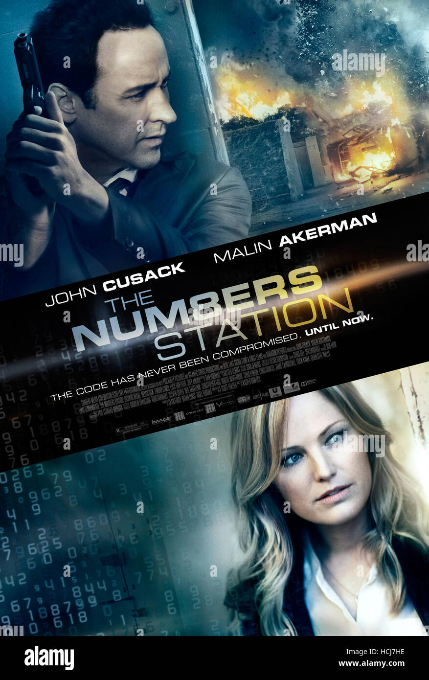 THE NUMBERS STATION, US poster art, from left: John Cusack, Malin ...