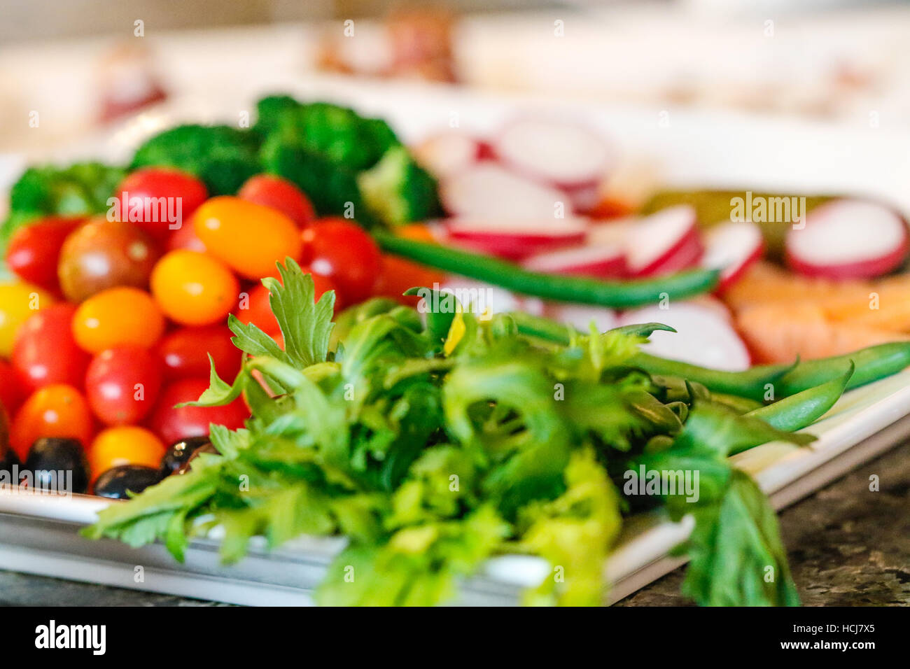 Vegetable appetizers on plate hi-res stock photography and images - Alamy