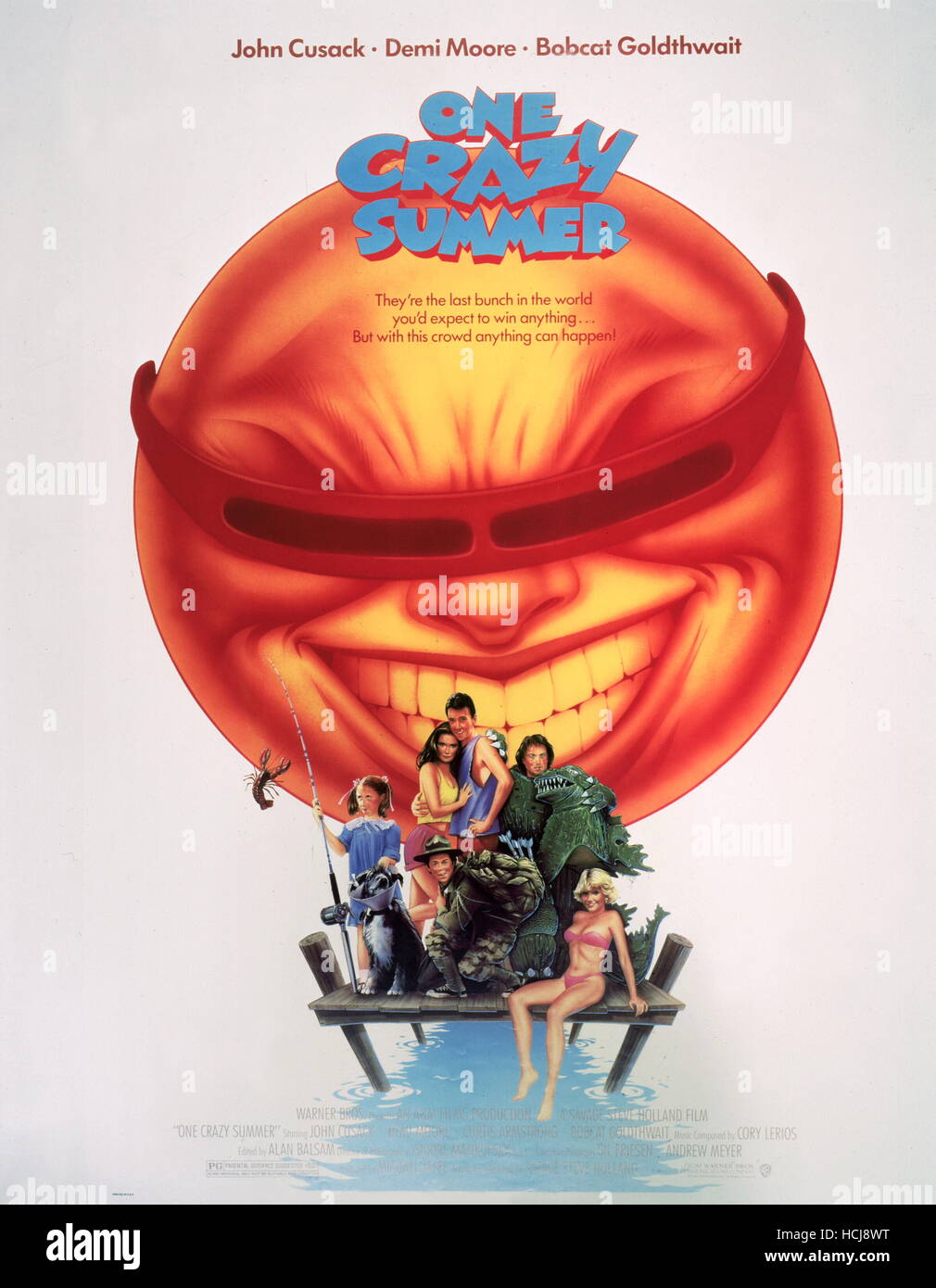 ONE CRAZY SUMMER, Kristin Goelz, Demi Moore, Curtis Armstrong (below ...