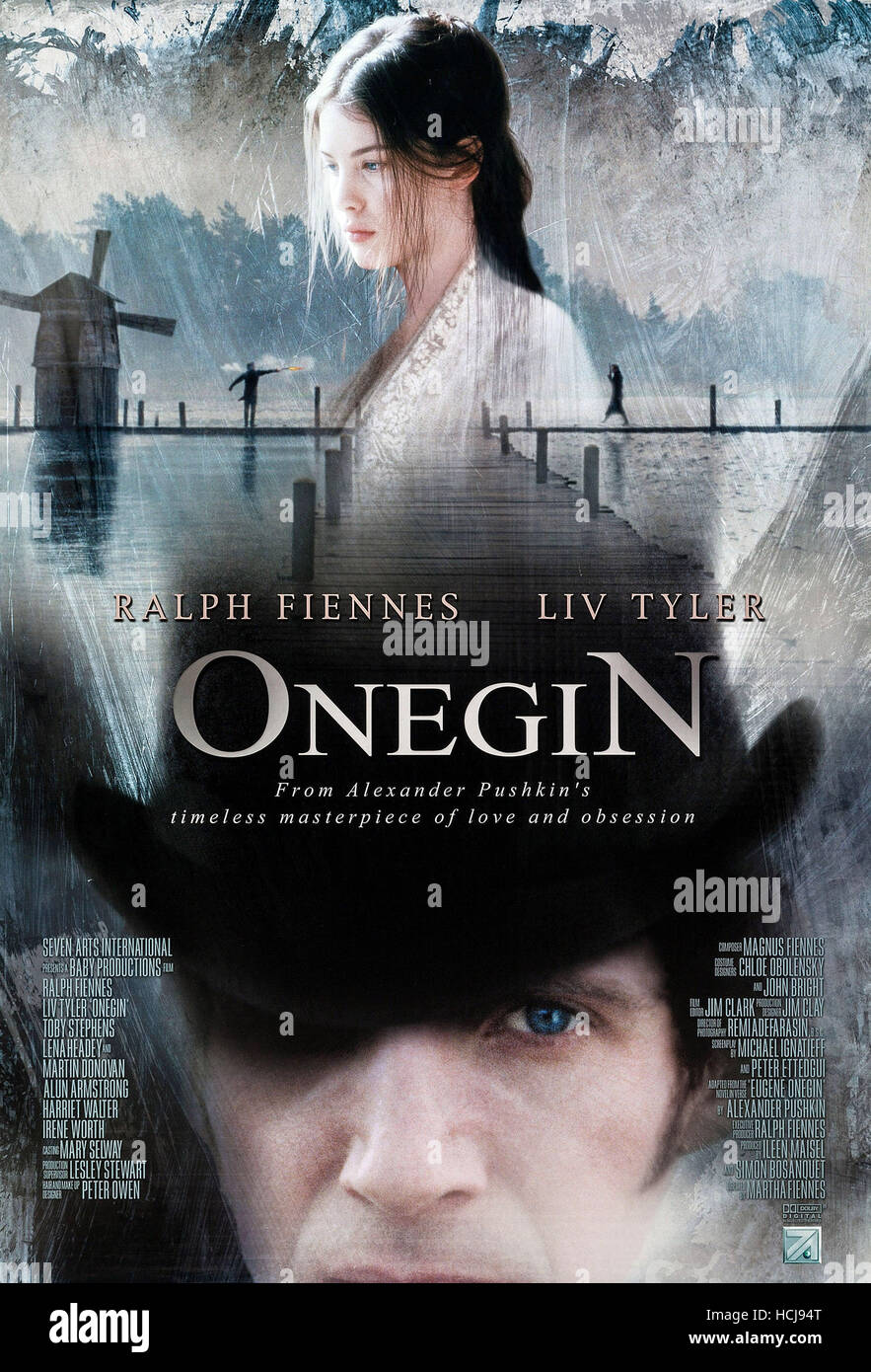 ONEGIN, US poster art, from top: Liv Tyler, Ralph Fiennes, 1999 ...