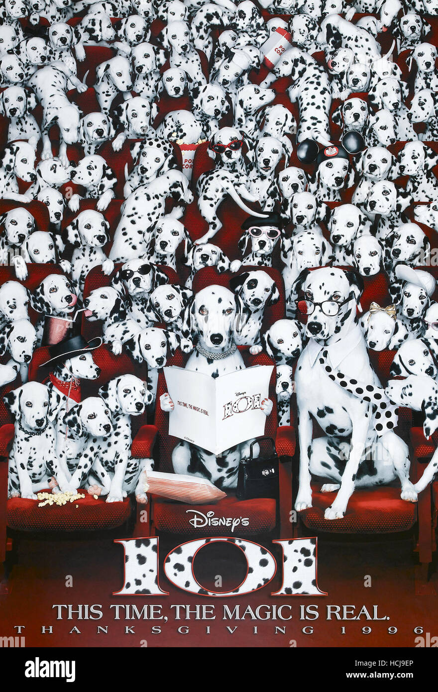101 DALMATIANS, US poster, 1996, © Buena Vista/courtesy Everett ...