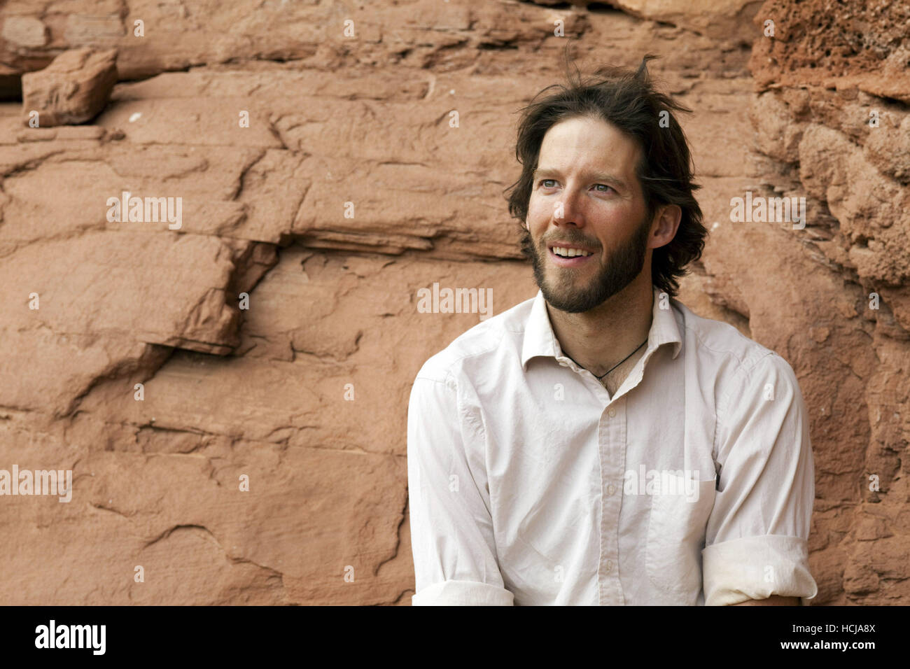 127 HOURS, Aron Ralston, on set, 2010. TM and ©Fox Searchlight Pictures ...