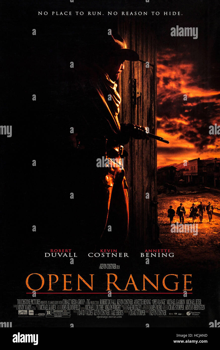 OPEN RANGE, US poster art, Kevin Costner, 2003. © Touchstone/courtesy ...