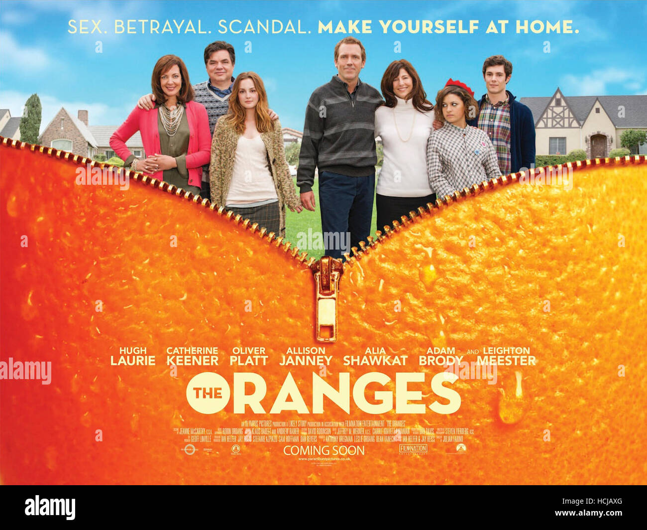 THE ORANGES, US poster art, Allison Janney, Oliver Platt, Leighton ...