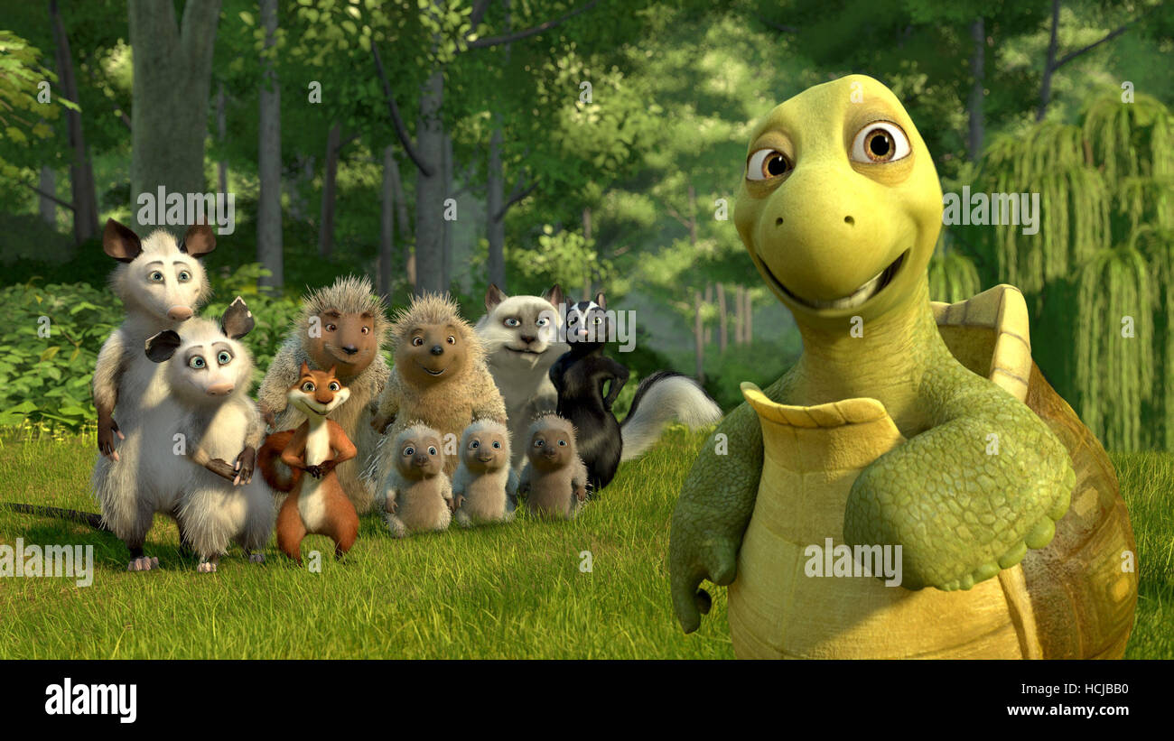 Over The Hedge Rj And Heather