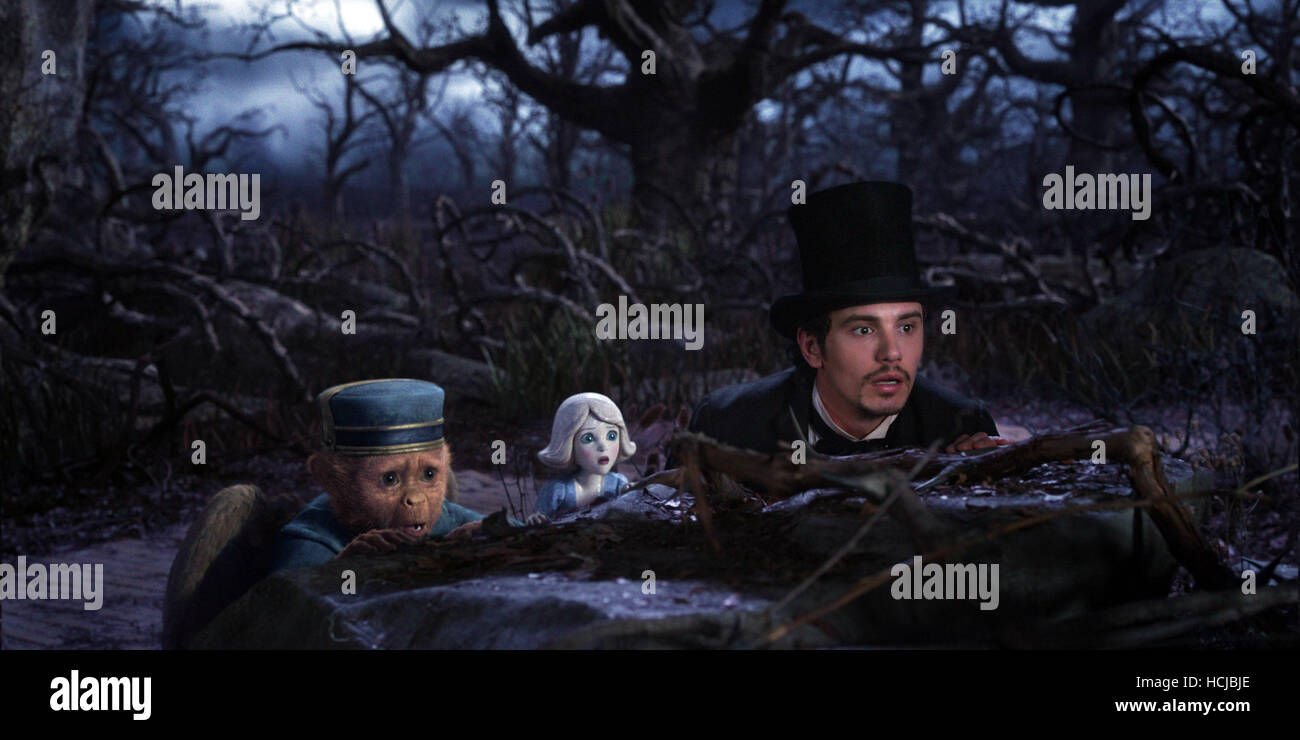 OZ THE GREAT AND POWERFUL, left: Finley (voice: Zach Braff), right ...
