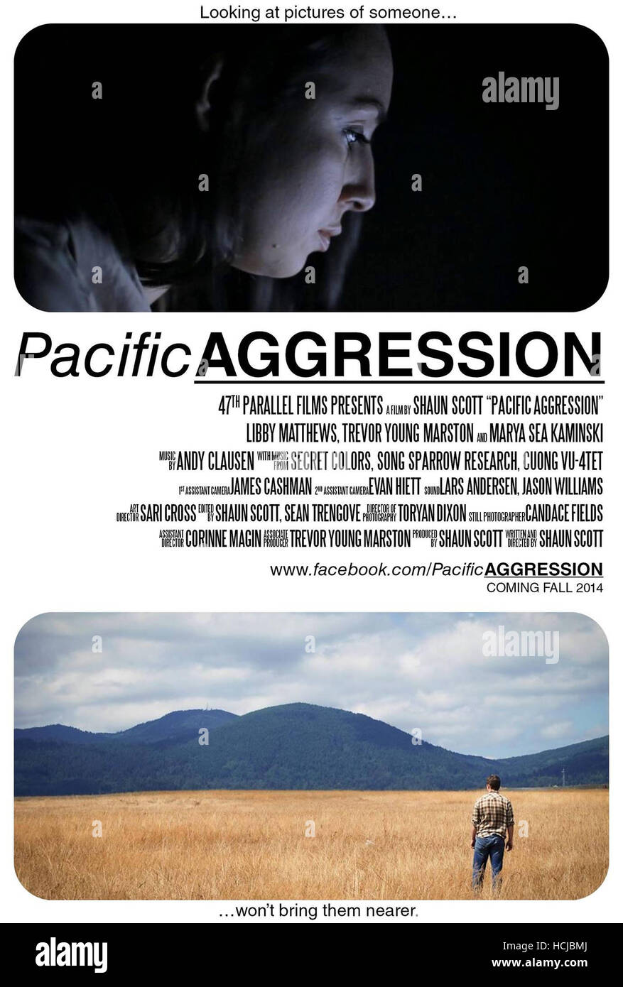 PACIFIC AGGRESSION, poster, Libby Matthews, 2016 Stock Photo - Alamy