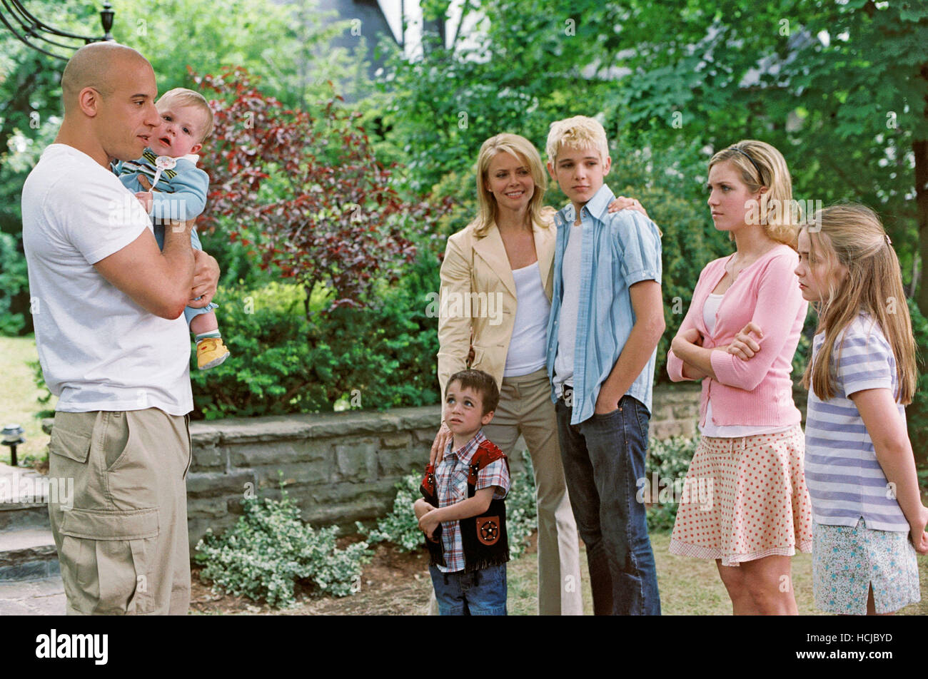 THE PACIFIER, Vin Diesel, Bo/Luke Vink, Keegan/Logan Hoover, Faith Ford ...