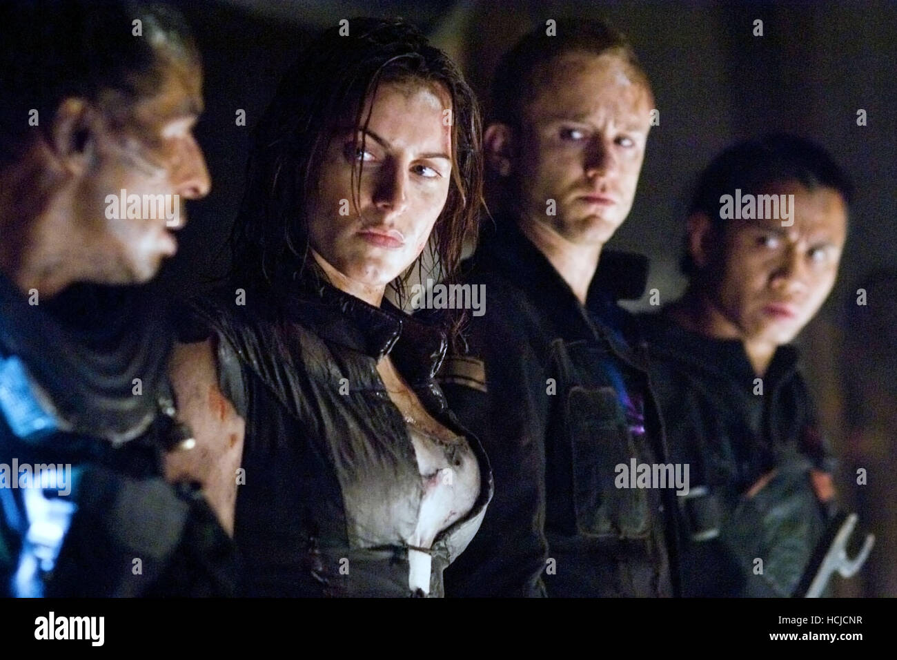 PANDORUM, from left: Eddie Rouse, Antje Traue, Ben Foster, Cung Le ...