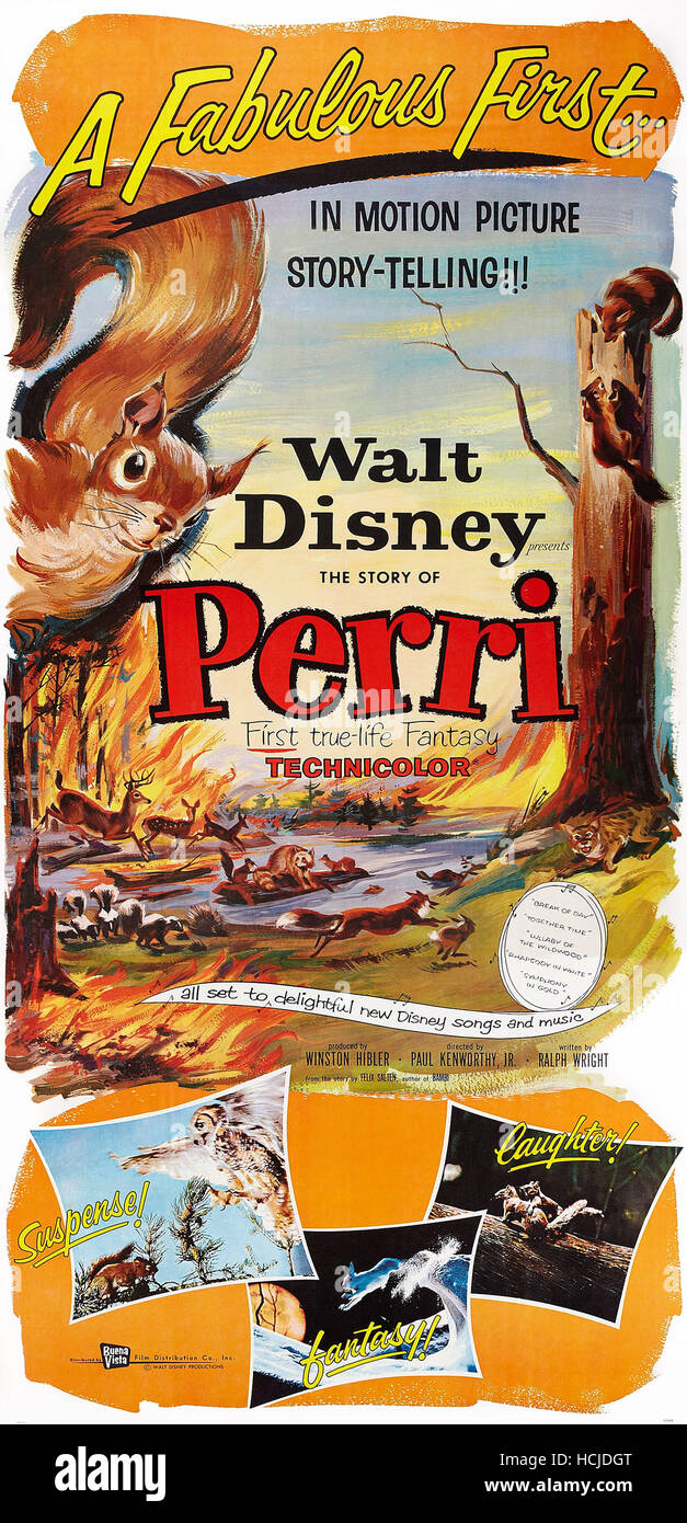 PERRI, US poster art, 1957 Stock Photo - Alamy