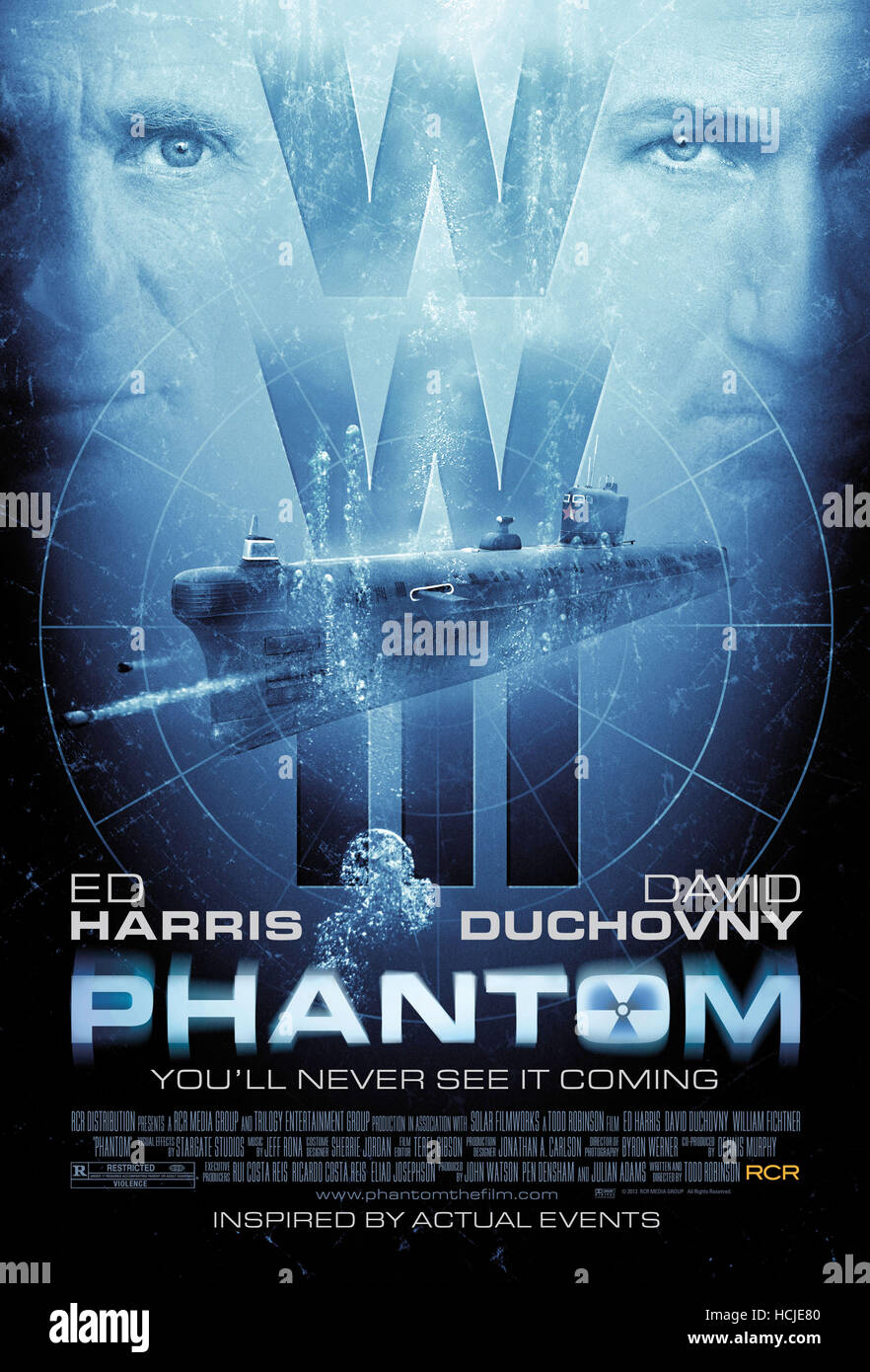 PHANTOM, US poster art, from left: Ed Harris, David Duchovny, 2013 ...