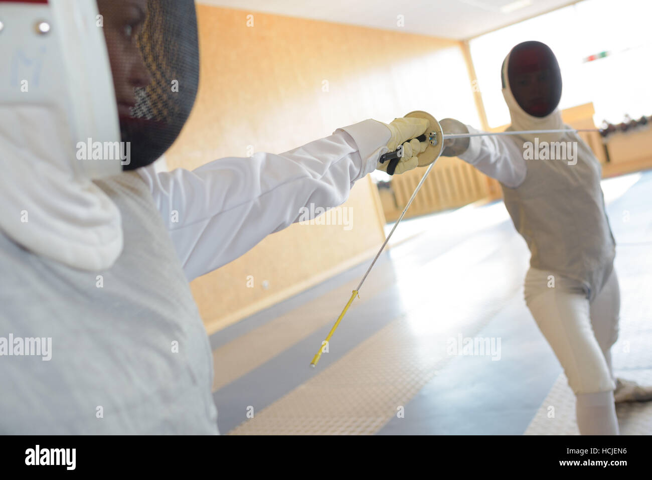 Fencing competition hi-res stock photography and images - Alamy