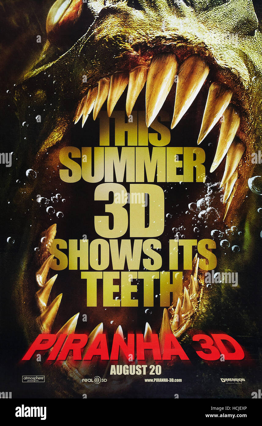 PIRANHA 3D, advance poster art, 2010. ©Dimension Films/courtesy Everett ...