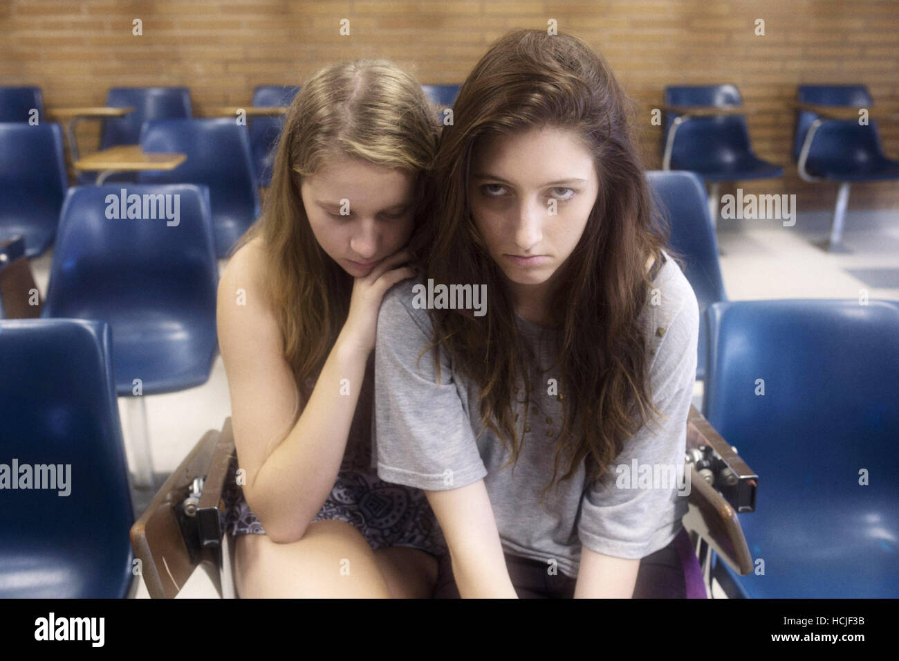 PINK ZONE, from left: Tara Leahy, Violet Paley, 2014. ph: Leo Volk ...