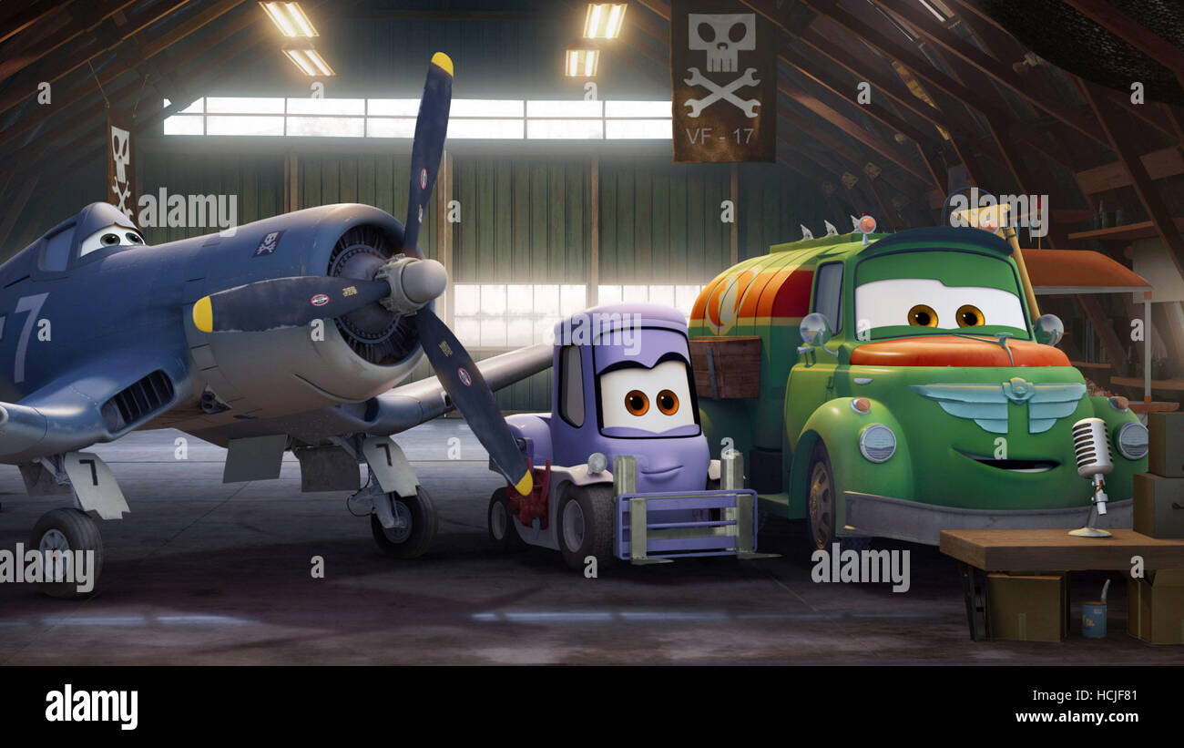 PLANES, from left: Skipper (voice: Stacy Keach), Dottie (voice: Teri ...