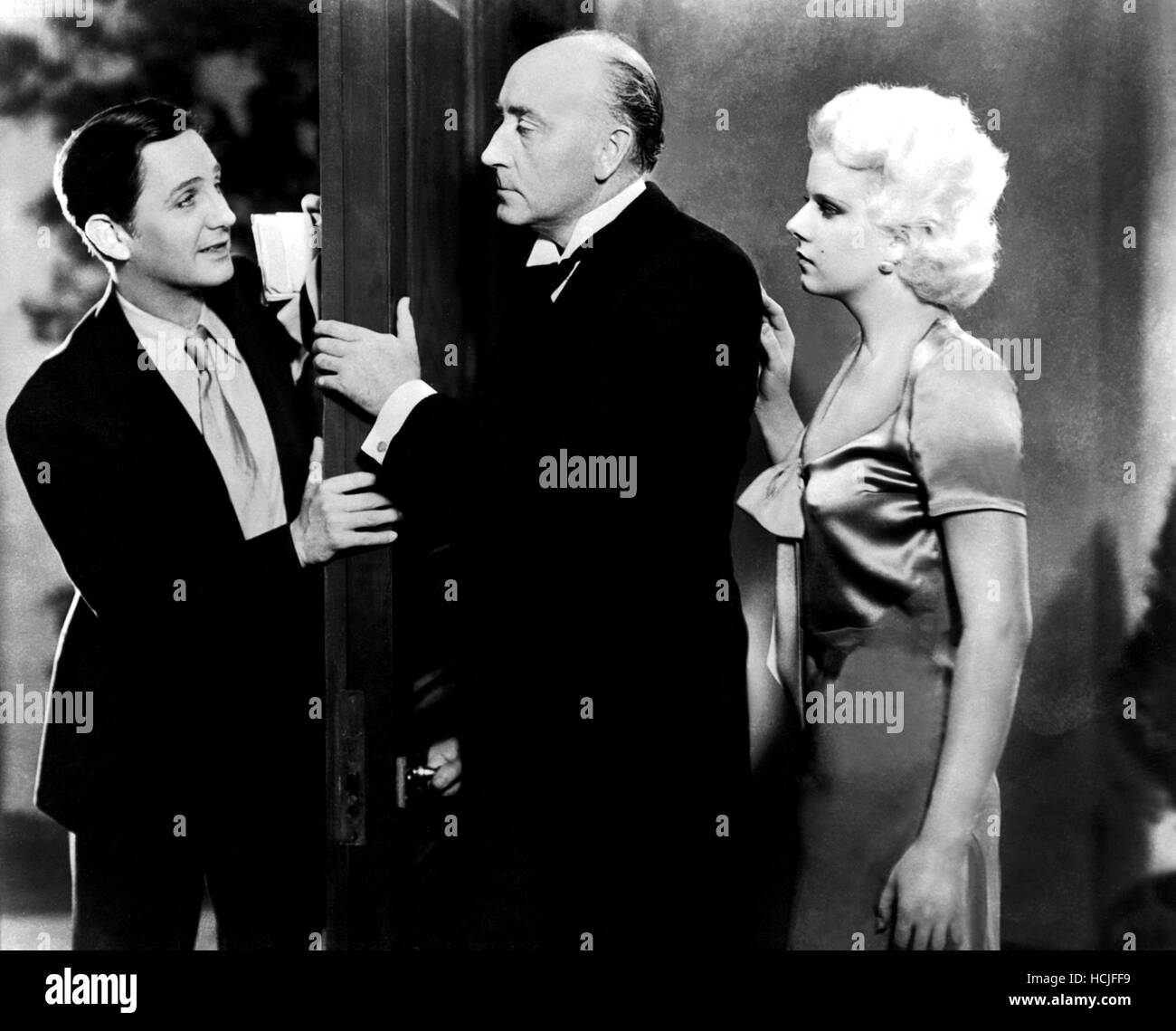 PLATINUM BLONDE, Robert Williams, Halliwell Hobbes, Jean Harlow, 1931 Stock Photo - Alamy