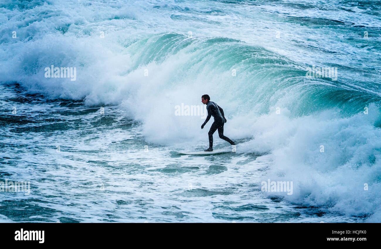 Uk cold water surfer hi-res stock photography and images - Alamy