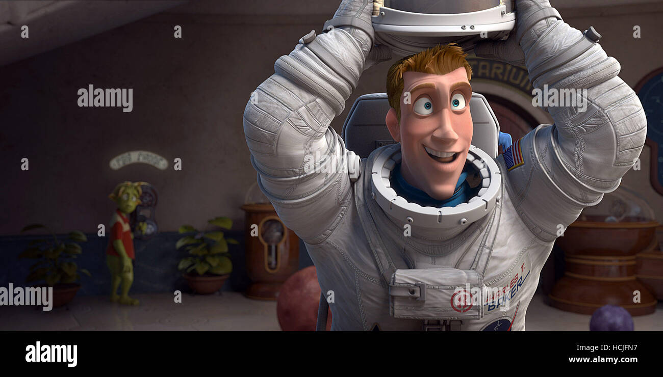 PLANET 51, from left: Lem (voice: Justin Long), Captain Charles T ...