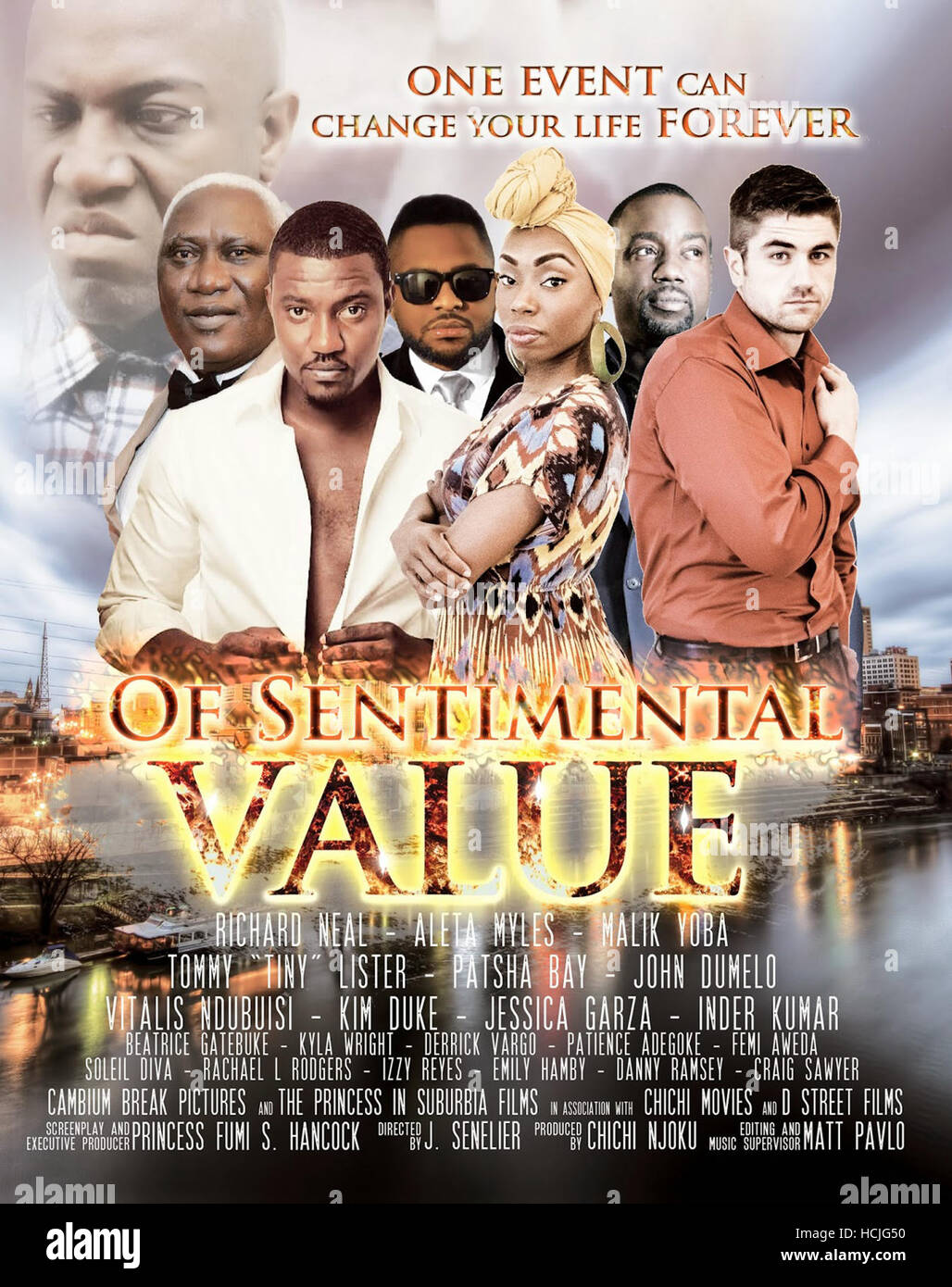 OF SENTIMENTAL VALUE, poster, from left: Vitalis Ndubuisi, John Dumelo ...