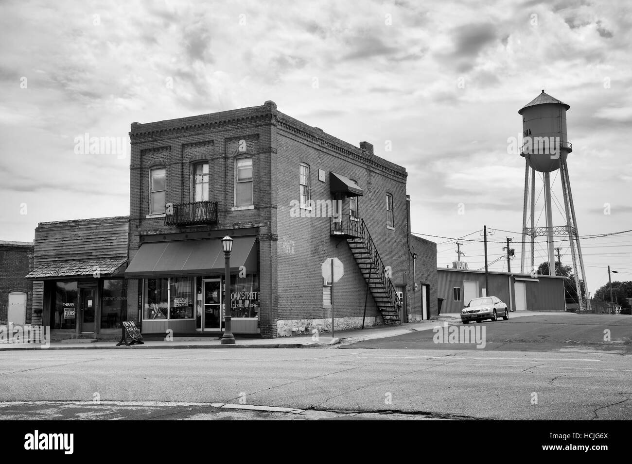 Corner stairs Black and White Stock Photos & Images - Alamy