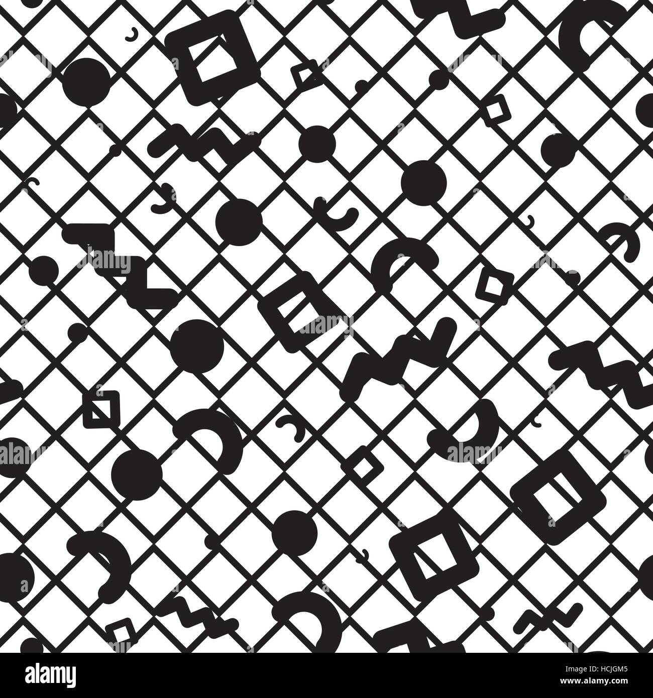 Seamless pattern geometric shapes Stock Vector Image & Art - Alamy