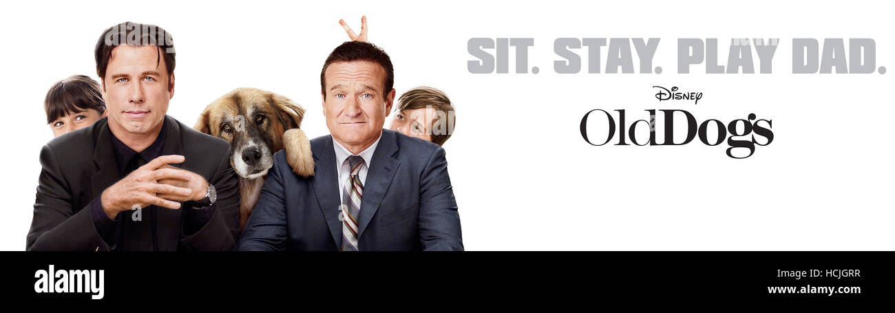 OLD DOGS, front, from left: John Travolta, Robin Williams, 2009. ©Walt ...