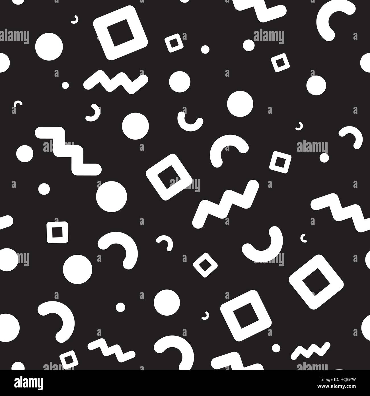 1980s vector geometric shapes hi-res stock photography and images - Alamy