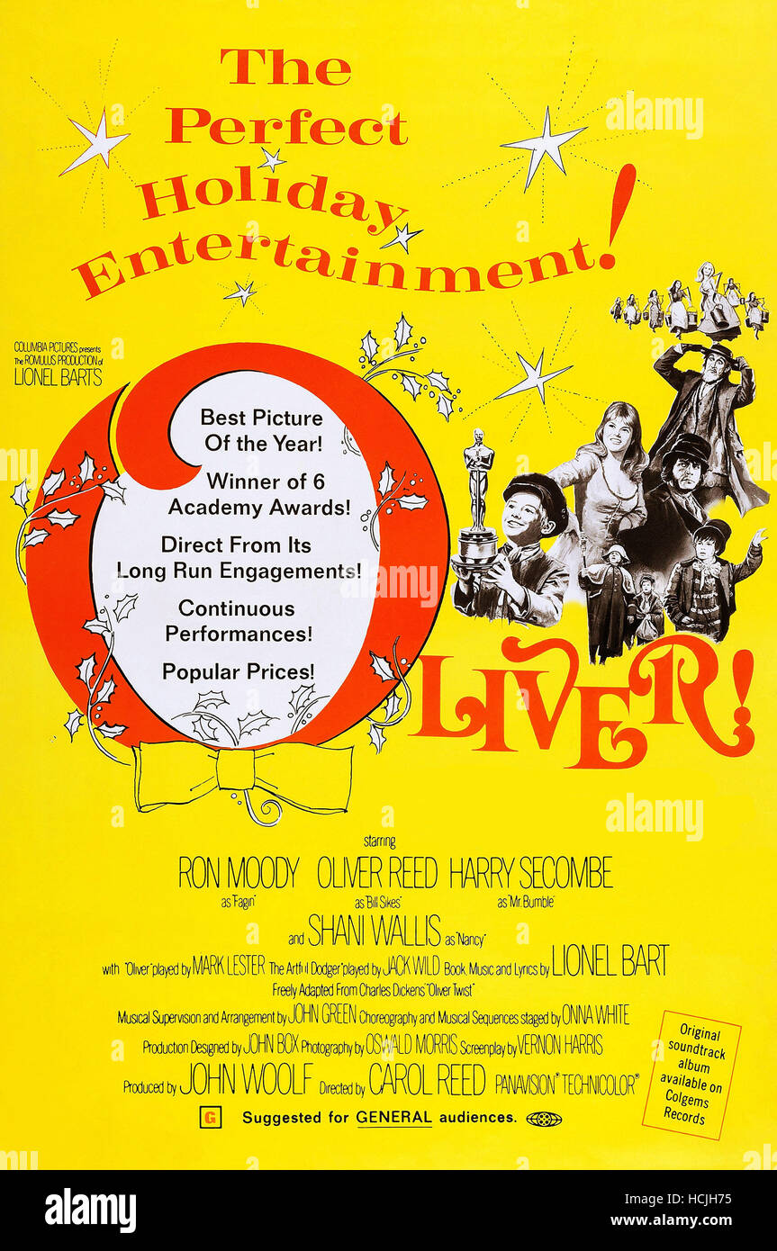 OLIVER!, US poster art, from left: Mark Lester, Shani Wallis, Oliver ...