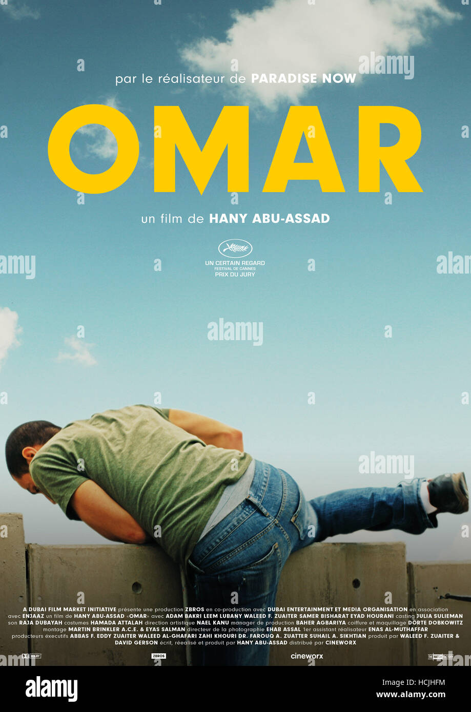 OMAR, Swiss poster art, 2013. ©Adopt Films/Courtesy Everett Collection ...