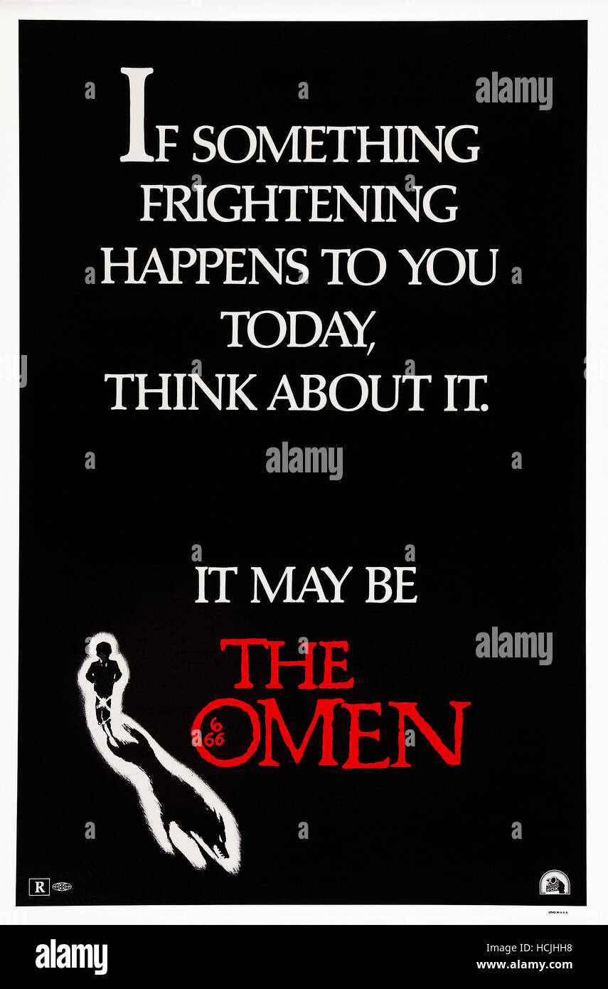 THE OMEN, poster art, 1976. TM and Copyright ©20th Century Fox Film ...