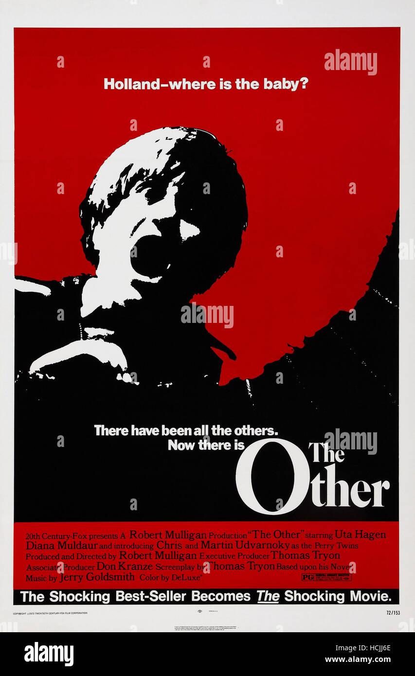 THE OTHER, US poster art, 1972. TM & Copyright © 20th Century Fox Film ...