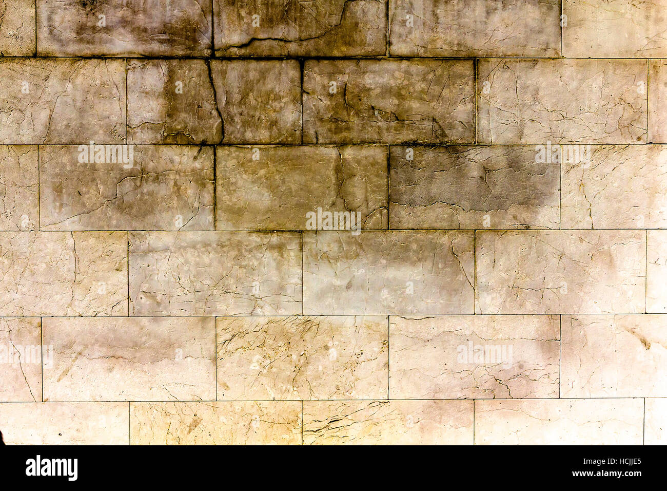 stone limestone block wall of old building Stock Photo - Alamy