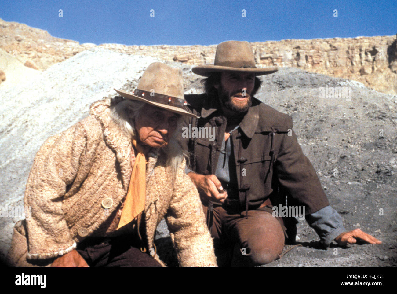 THE OUTLAW JOSEY WALES, Chief Dan George, Clint Eastwood, 1976 Stock ...
