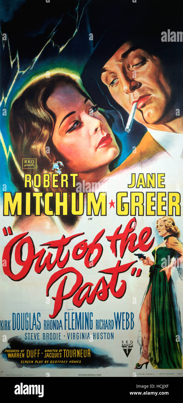 OUT OF THE PAST, Jane Greer, Robert Mitchum, 1947 Stock Photo - Alamy