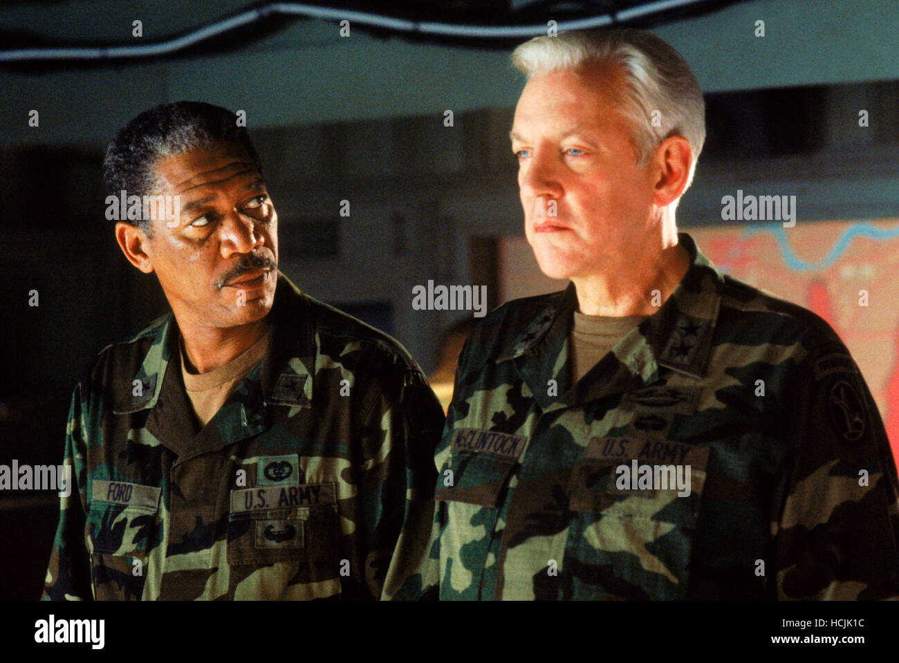 OUTBREAK, from left: Morgan Freeman, Donald Sutherland, 1995. ©Warner ...
