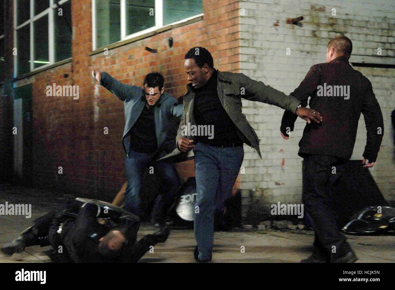 OUTLAW, (l-r, all standing), Danny Dyer, Lennie James, Sean Bean, 2007 ...