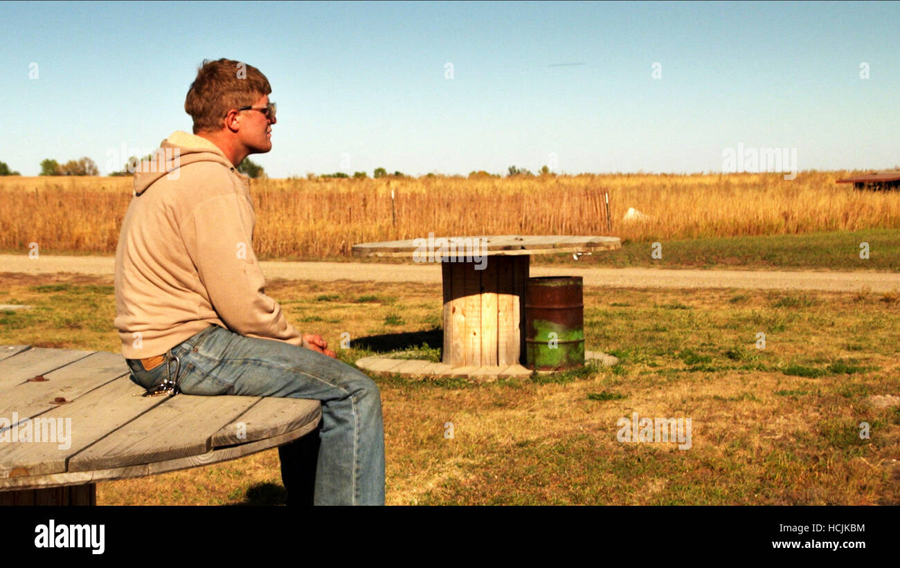 THE OVERNIGHTERS, Keegan Edwards, an Overnighter, contemplates his ...
