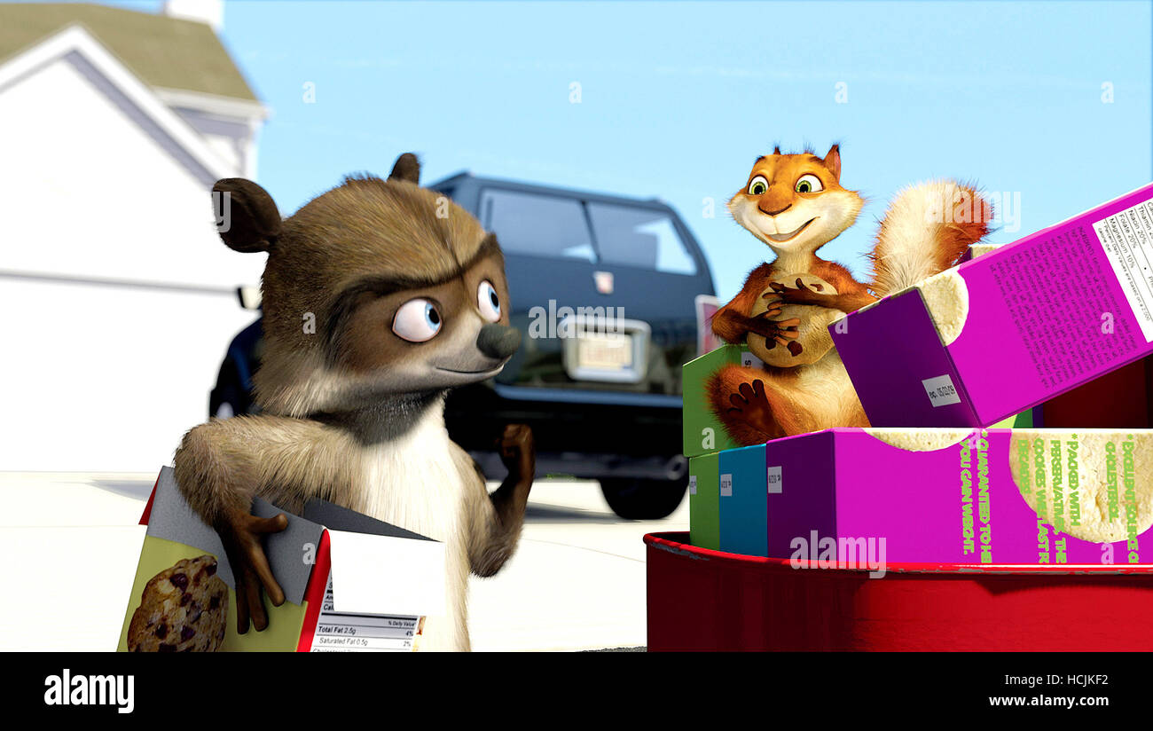 OVER THE HEDGE, RJ, Hammy the squirrel, 2006, ©DreamWorks/courtesy ...
