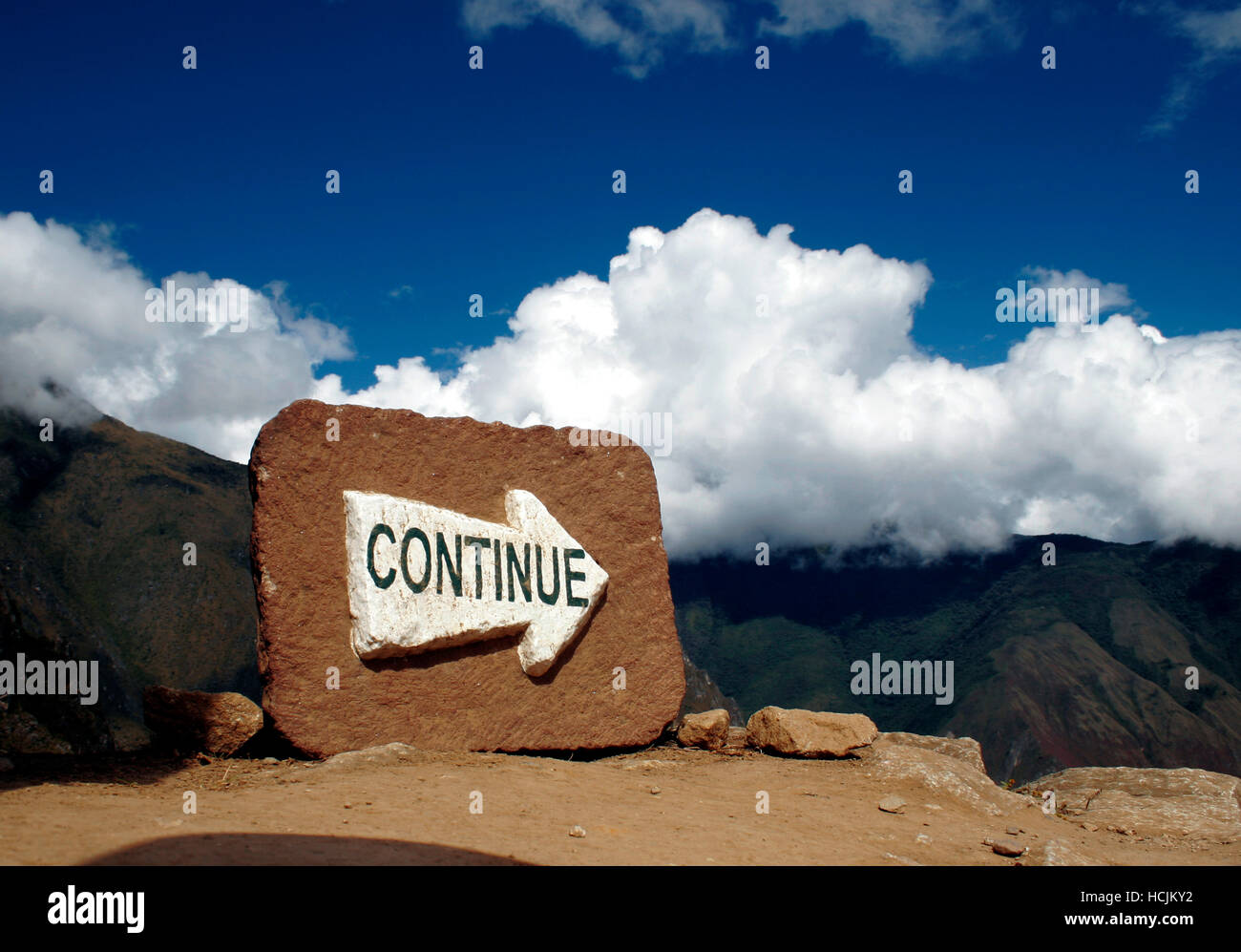Machu picchu sign hi-res stock photography and images - Alamy