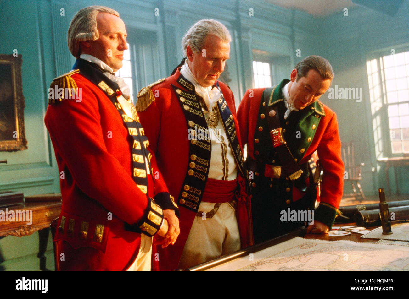 THE PATRIOT, Tom Wilkinson (center), Jason Isaacs (right), 2000 ...