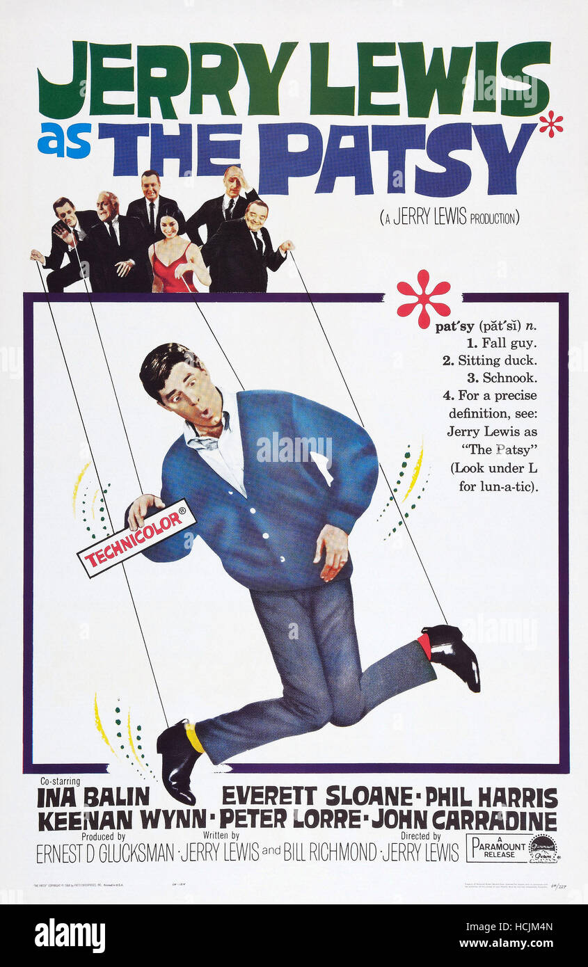 THE PATSY, US poster art, top from left: John Carradine, Everett Sloane ...