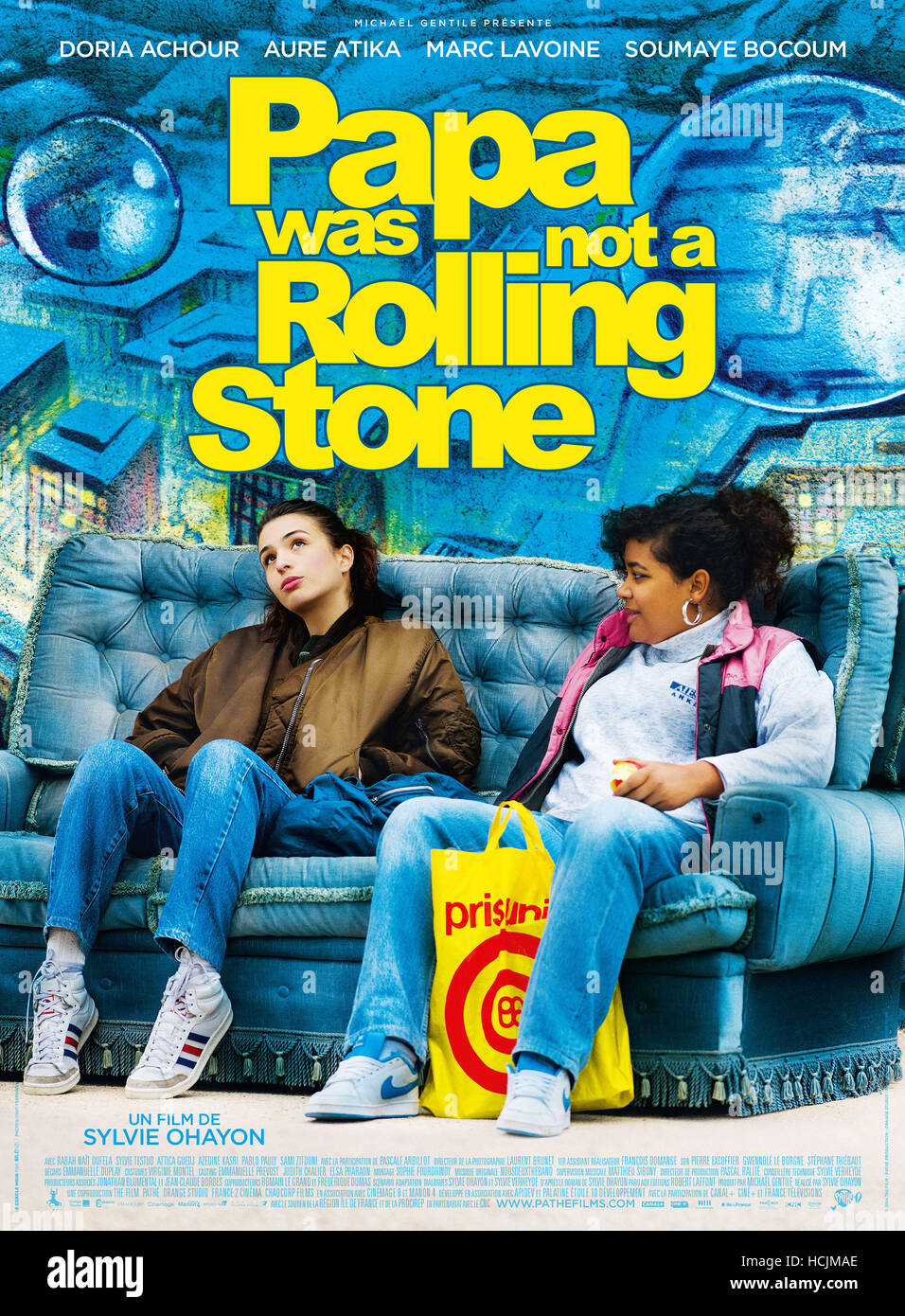 PAPA WAS NOT A ROLLING STONE, French poster, from left: Doria Achour ...