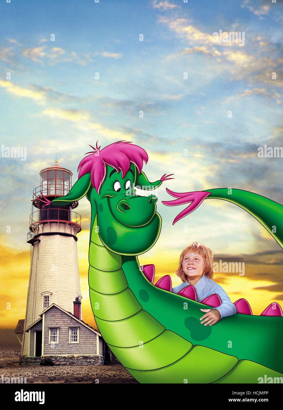 PETE'S DRAGON, from left: Elliott the dragon, Sean Marshall, 1977 ...