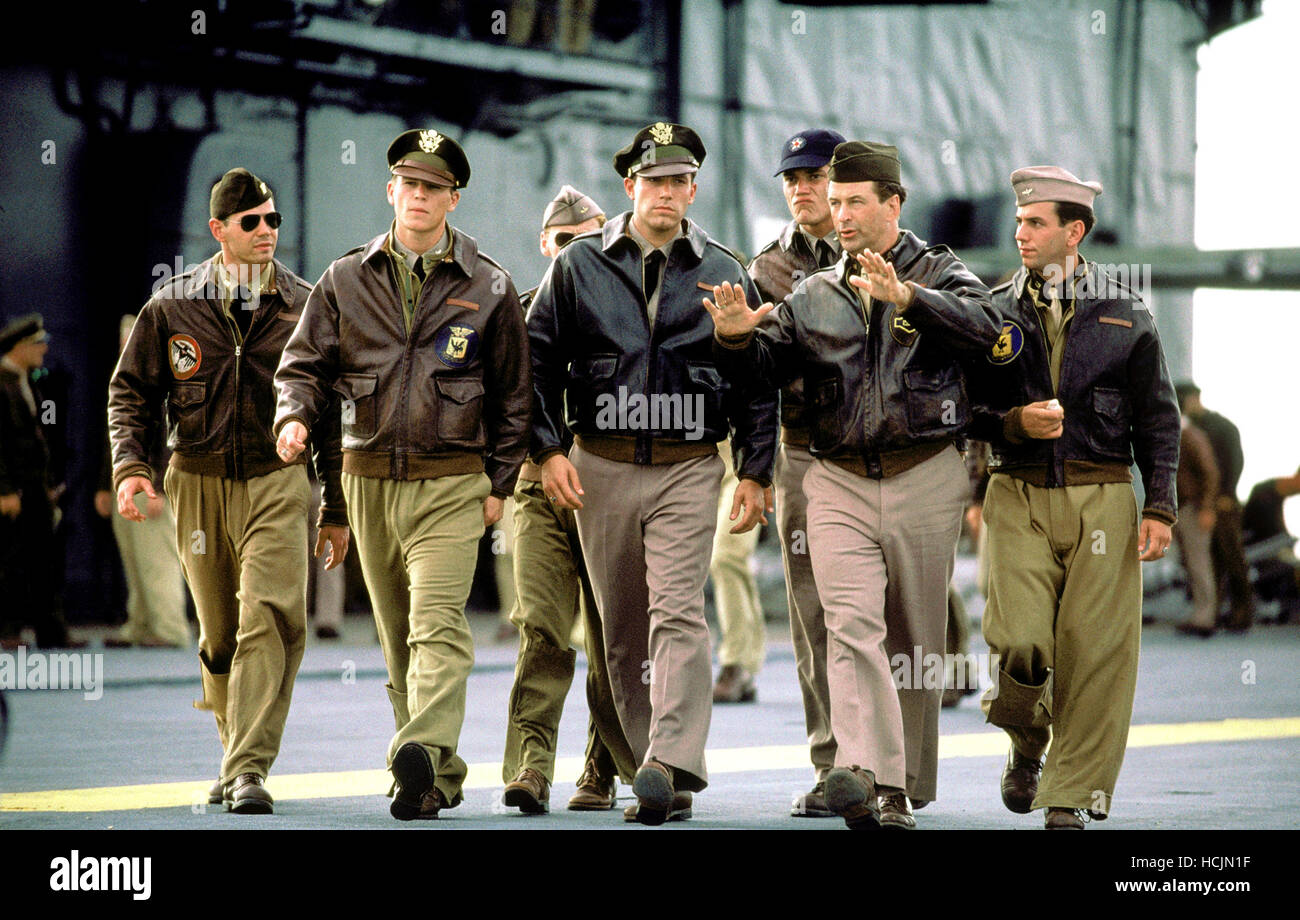 PEARL HARBOR, Paul Francis, Josh Hartnett, Ewen Bremner, Ben Affleck ...