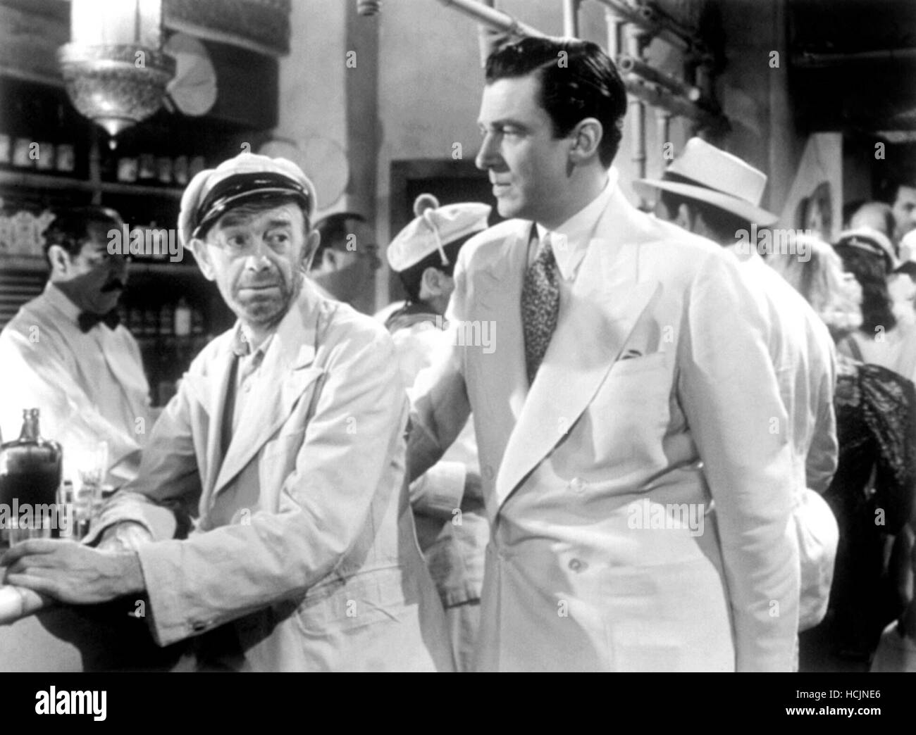 PHANTOM RAIDERS, Alec Craig (captain's cap), Walter Pidgeon, 1940 Stock ...